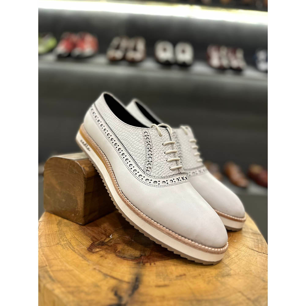 White Platfrom Sole Oxfrods – FELLMONGER